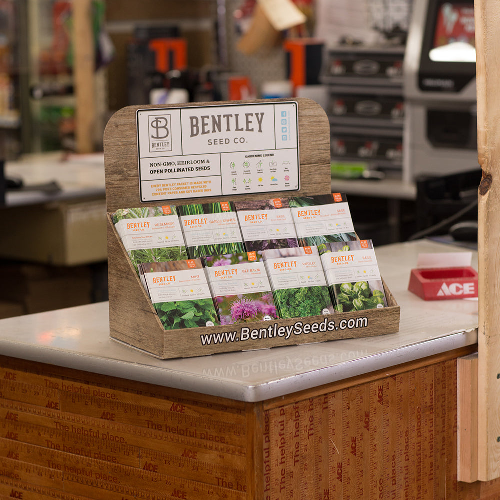 250-Piece Seed Packet Displays | Compact Retail Seed Stands – Bentley Seeds