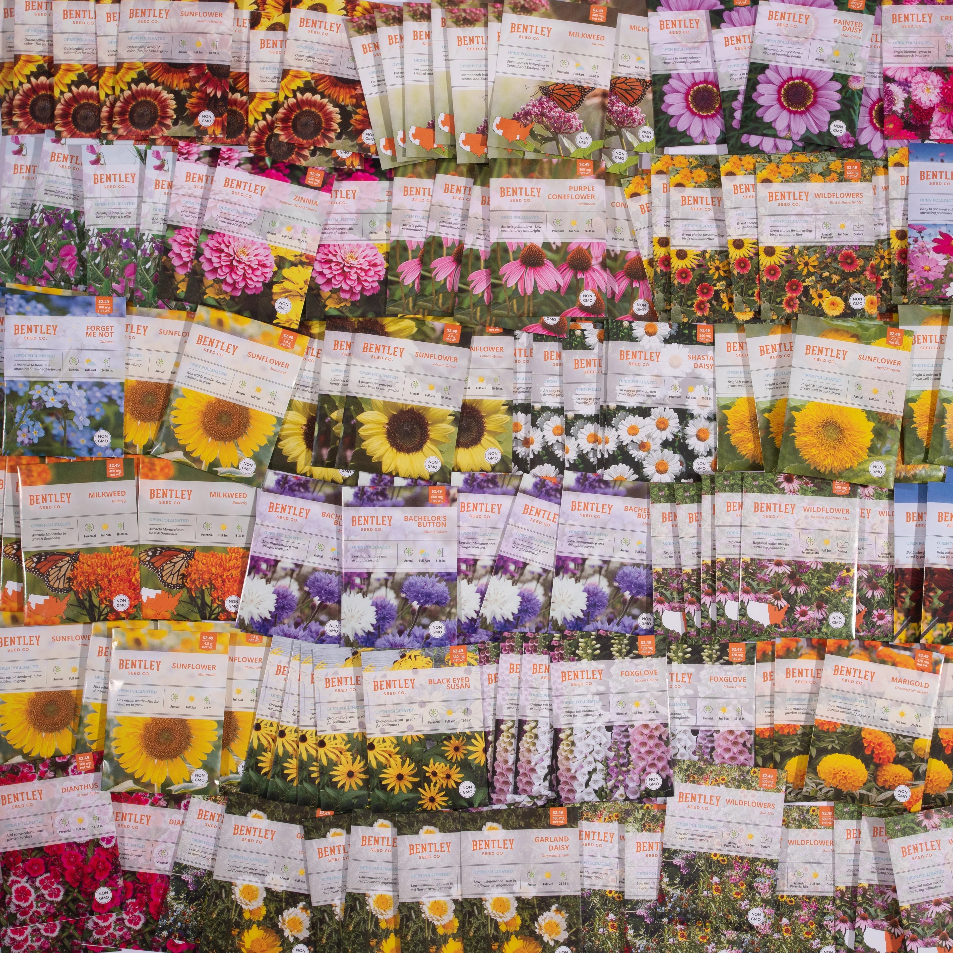 Bulk Seed Packets | Wholesale Vegetable, Herb & Flower Seeds – Bentley ...