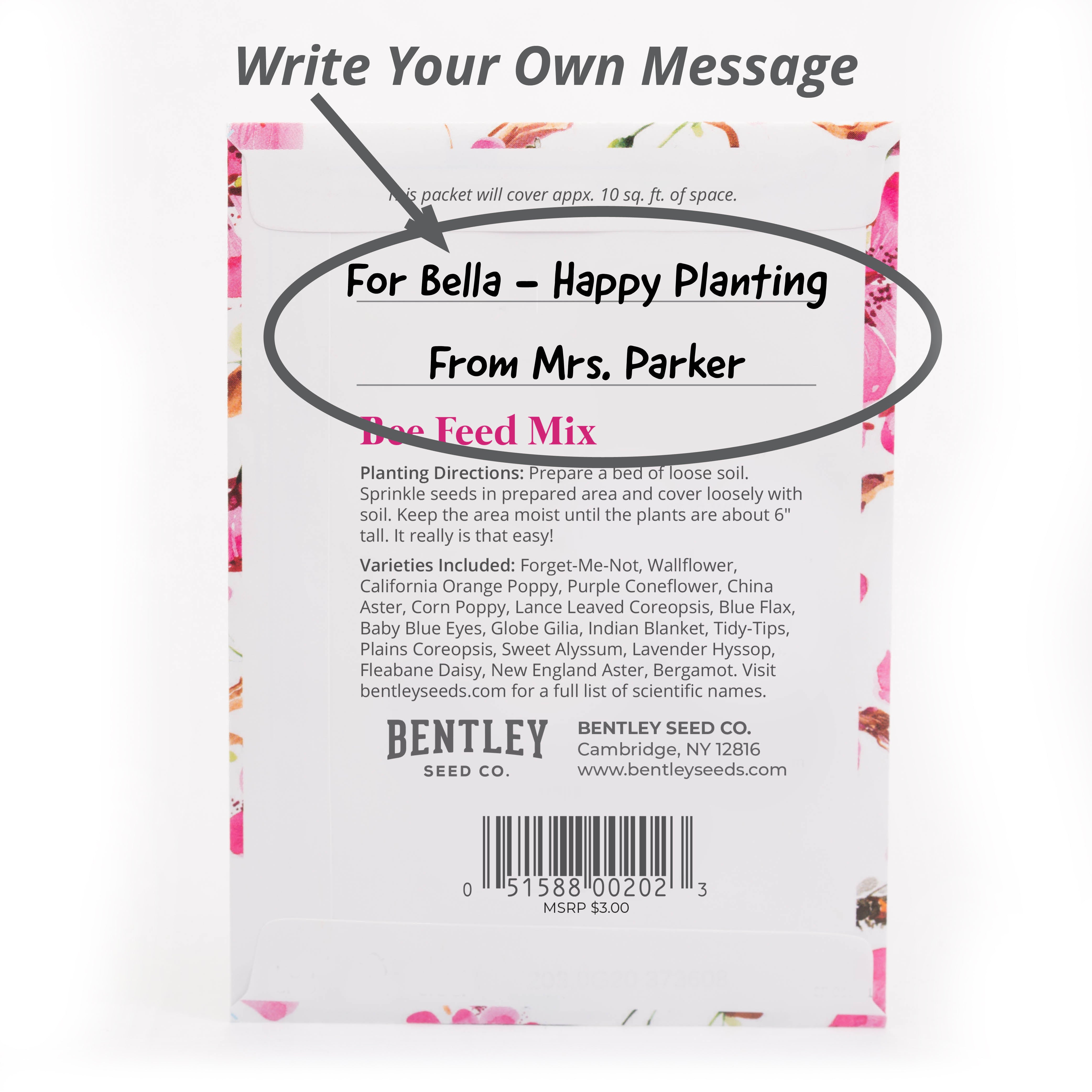 Bee Feed - Wildflower Seed Packets | Bentley Seeds