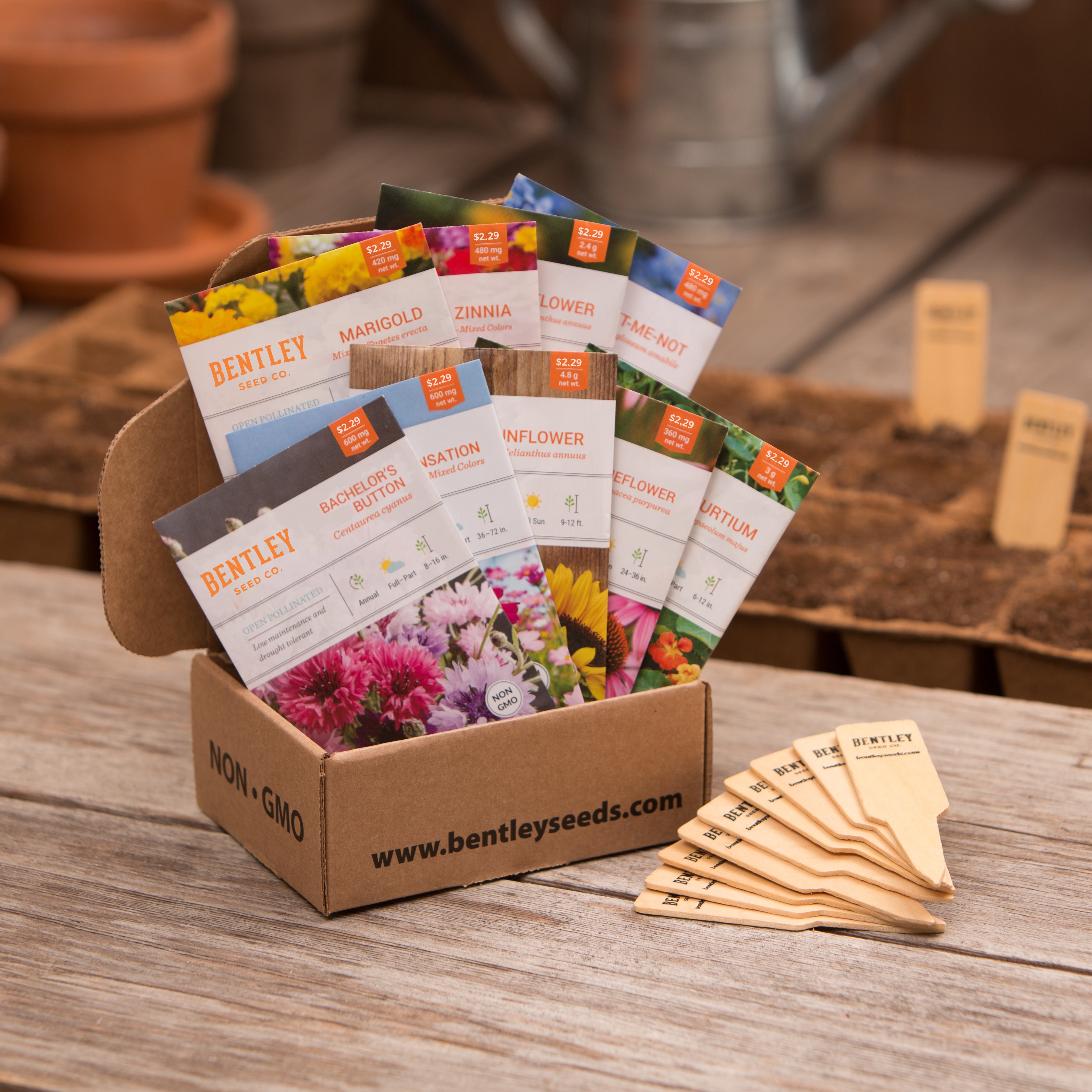 Flowers Seed Packet - Kit | Bentley Seeds