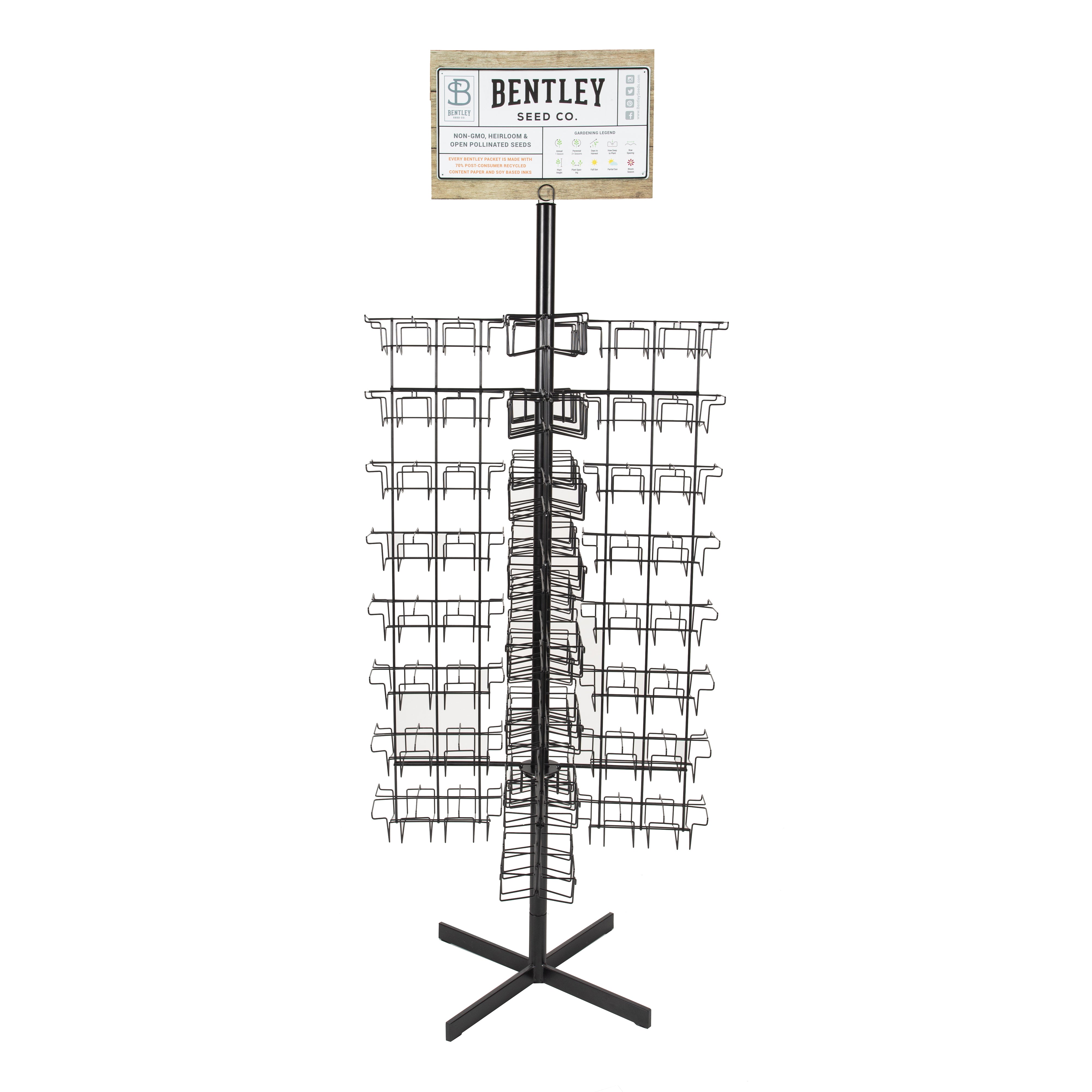Retail Seed Display Rack with 2,000 Seed Packets | Bentley Seeds