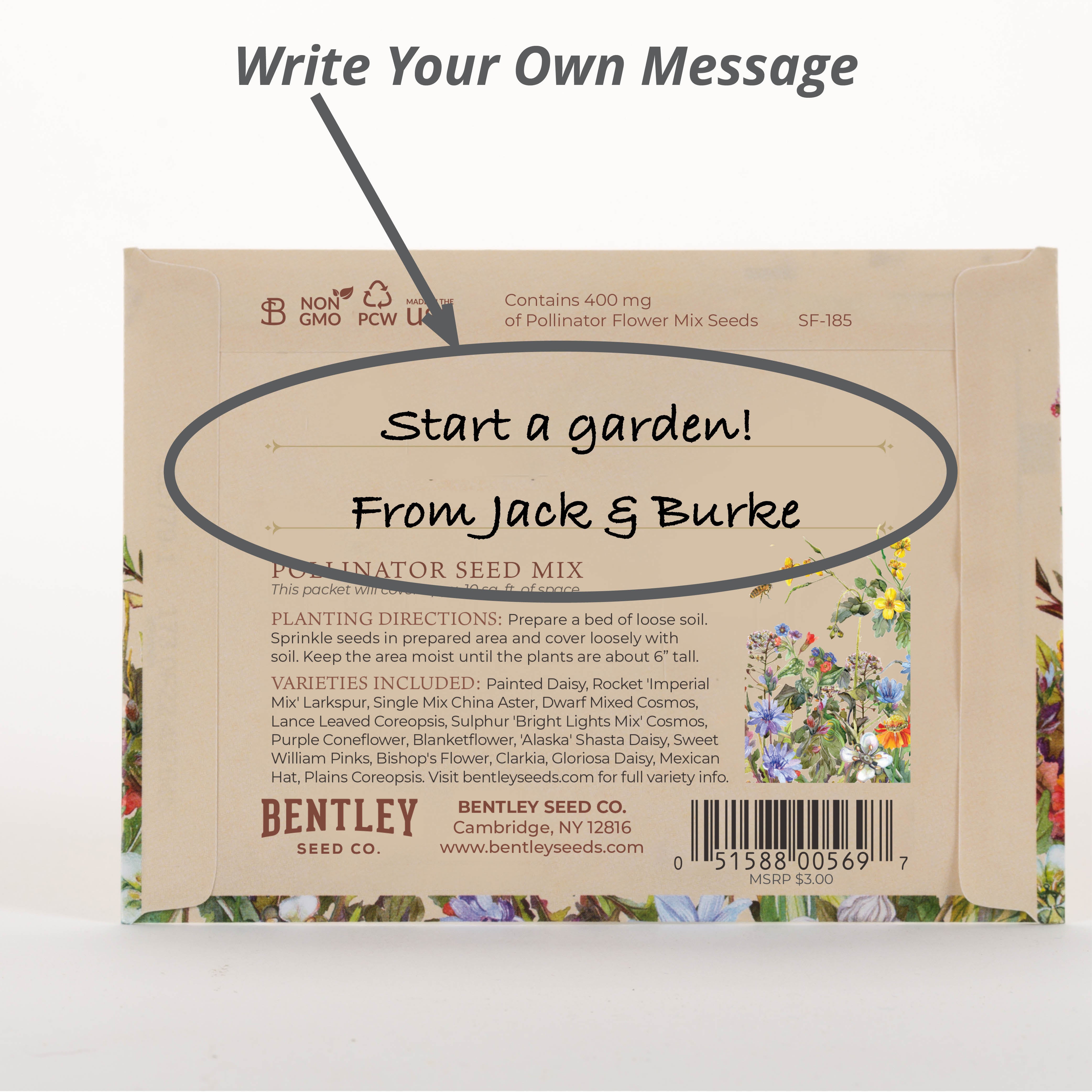 Pollination Celebration - Pollinator Wildflower Mix Seed Packets ...