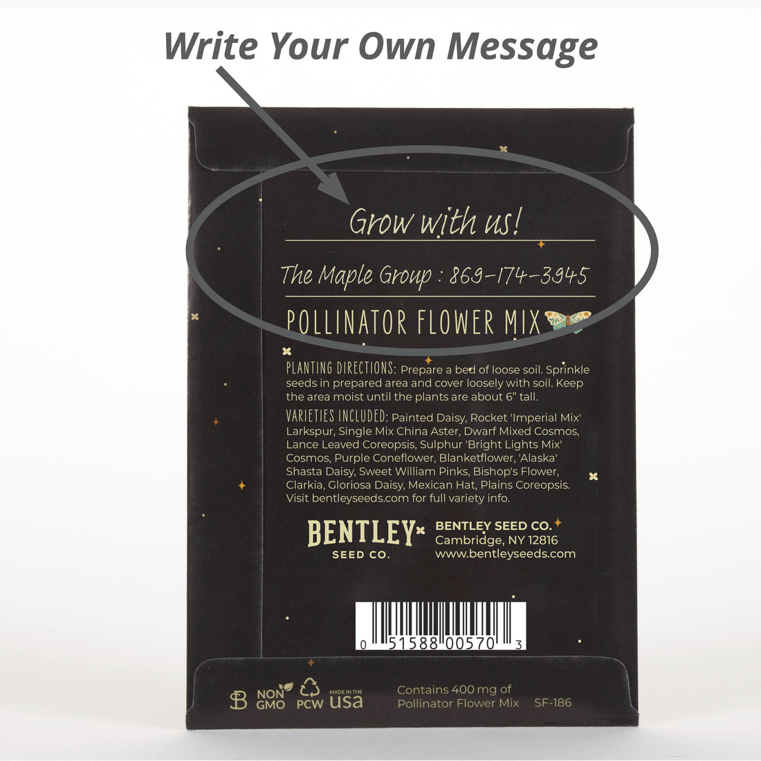 Pollinator Seed Mix Packets - Flower Seed Packets – Bentley Seeds