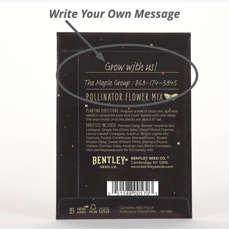 Pollinator Seed Mix Packets - Flower Seed Packets – Bentley Seeds