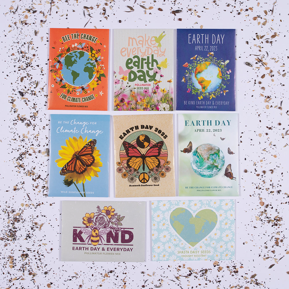 Make Everyday Earth Day - Pollinator Flower Mix Seed Packets | Bentley ...