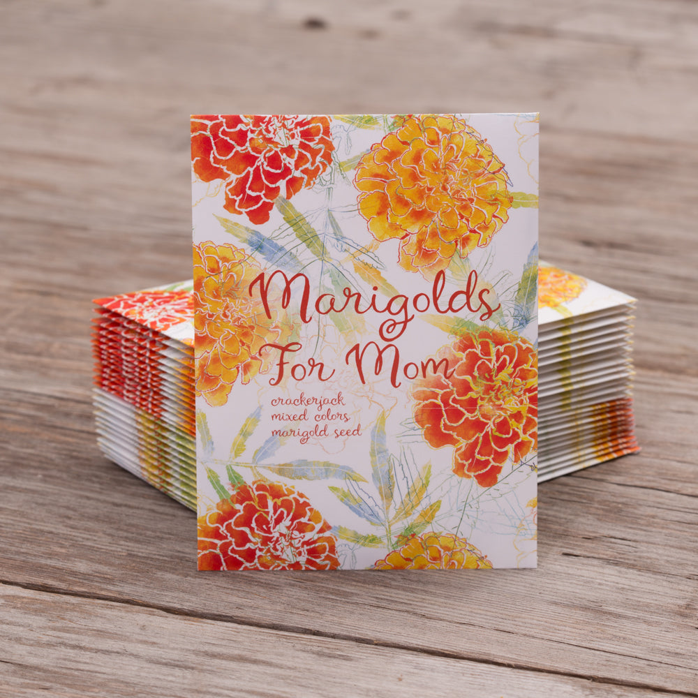 Marigolds for Mom Mother's Day - Marigold Seed Packets | Bentley Seeds