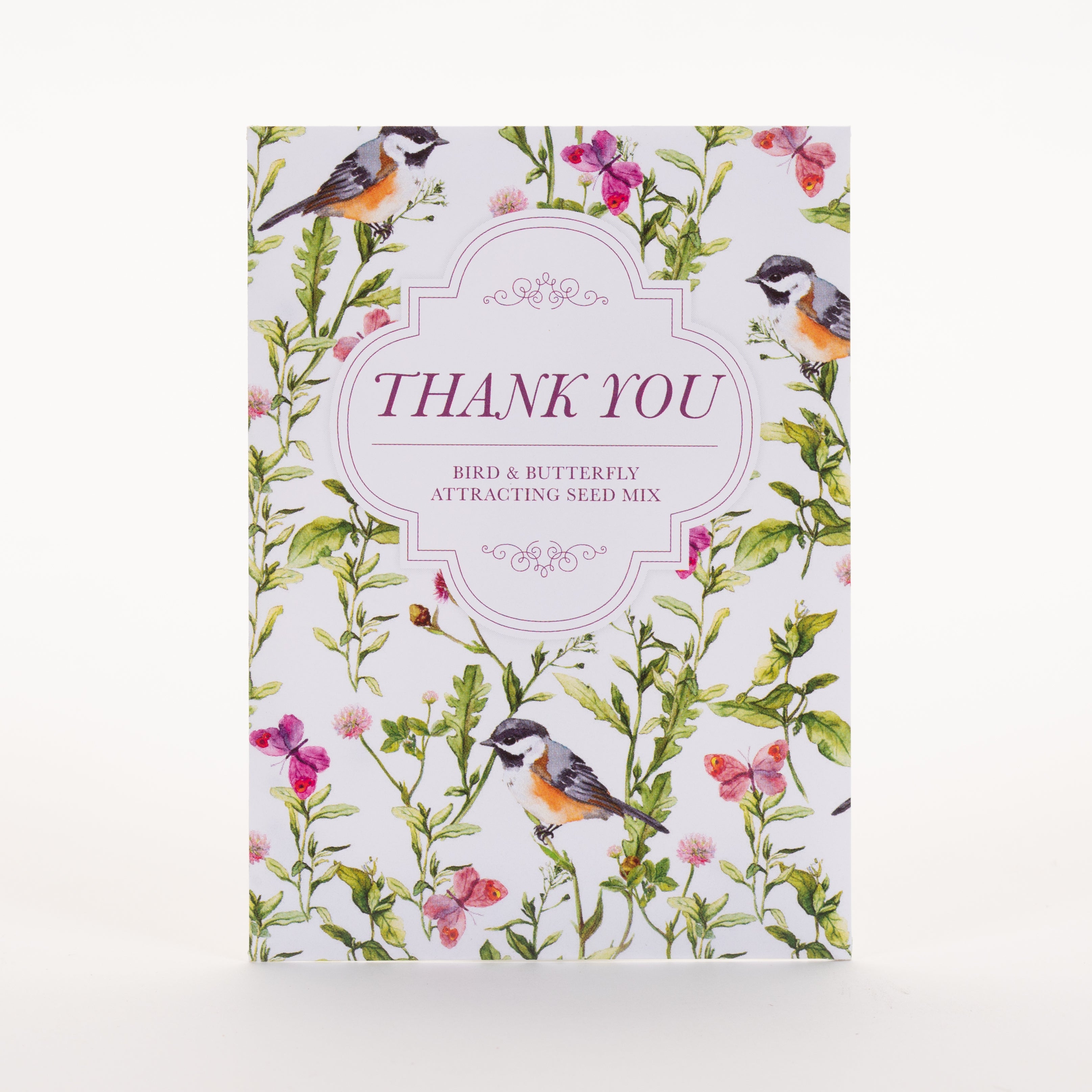 Thank You - Bird Butterfly Mix Seed Packets | Bentley Seeds